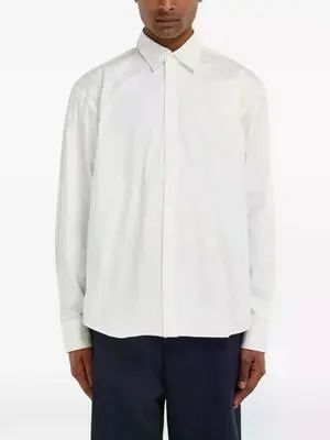 FERRAGAMO Stretch Poplin Shirt - White