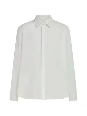 FERRAGAMO Stretch Poplin Shirt - White