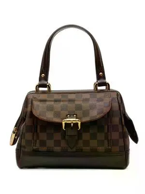 LOUIS VUITTON 2007 Damier Ebene Knightsbridge Handbag - Brown