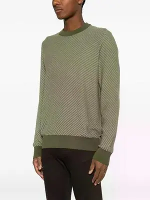 BOSS Textured-knit Wool Sweater