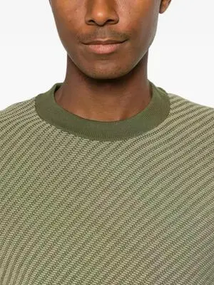 BOSS Textured-knit Wool Sweater