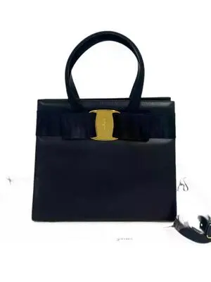 FERRAGAMO 2000-2026 Leather Vara Bow Satchel