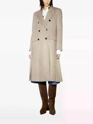 Liviana Conti Double-breasted Peak-lapels Coat
