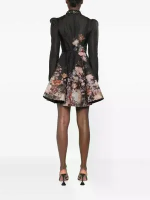 Zimmermann Valiant Floral-print Mini Dress
