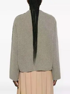 KUJTEN Ribbed Whipstitch-trim Sweater