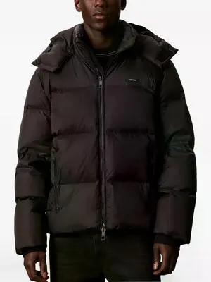 Calvin Klein Hooded Padded Jacket - Black