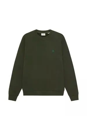 LES DEUX Logo-embroidered Crew-neck Sweatshirt