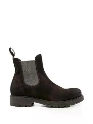NEROGIARDINI Elasticated-side Chelsea Boots - Brown