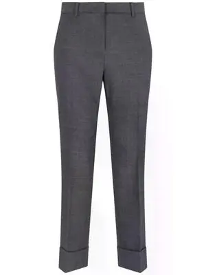 Incotex Pressed-crease Tailored Trousers - Grey