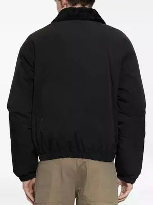 Burberry Farnborough Aviator Jacket With Shearling Collar