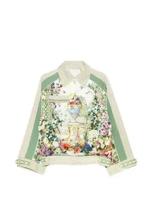 Camilla Floral-print Boxy Jacket