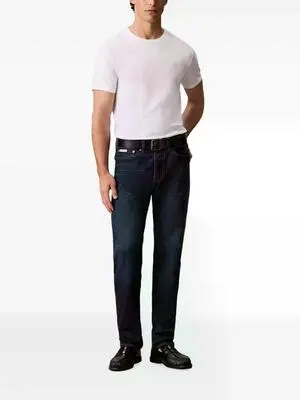Calvin Klein Whiskered Slim-fit Jeans - Blue
