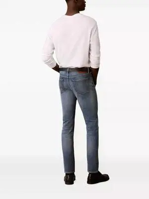 Calvin Klein Distressed Slim-fit Jeans - Blue