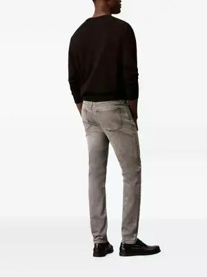 Calvin Klein Logo-patch Slim-fit Jeans