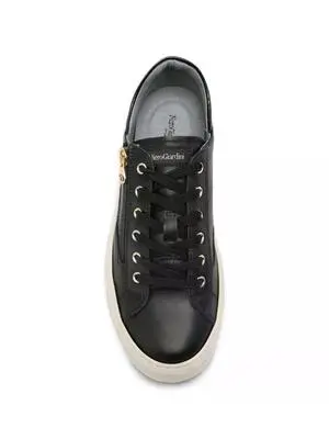 NEROGIARDINI Glitter-panelled Sneakers