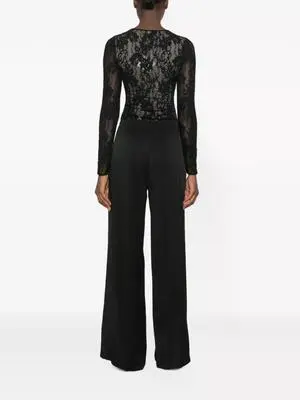 Zimmermann Lace-panelled Long-sleeve Bodysuit