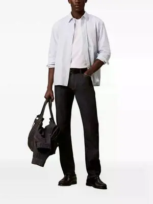 Calvin Klein Logo-patch Straight-leg Jeans