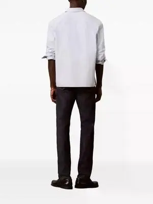 Calvin Klein Logo-patch Straight-leg Jeans