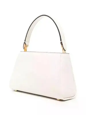 Elisabetta Franchi Logo Plaque Tote Bag - Neutrals
