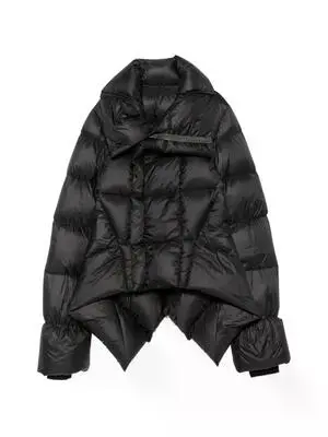 Rick Owens Quilted High-neck Jacket - Black
