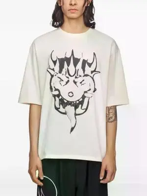 Y3 Chito Graphic Short Sleeve Tee - Neutrals