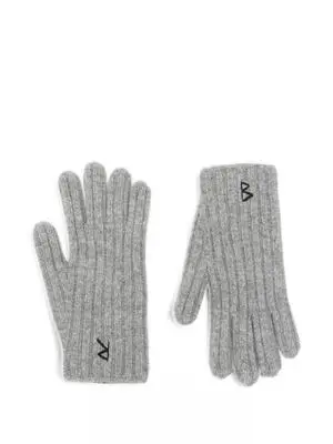 Ruslan Baginskiy Ribbed Embroidered Gloves