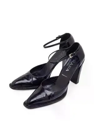 Prada D'orsay Ankle-strap Pumps