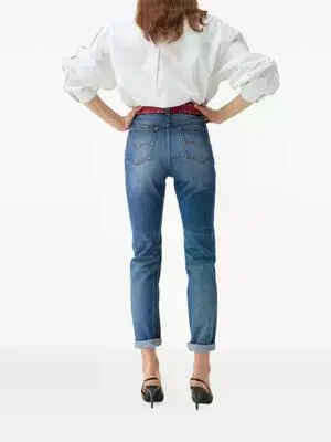Versace High Waist Straight Jeans