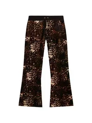 Juicy Couture Leopard-print Track Pants - Brown