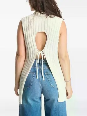 SAMSOE SAMSOE Sajasmin Ribbed Cut-out Sweater
