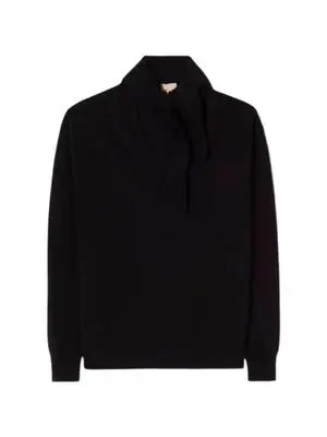 Plan C Shawl V-neck Sweater