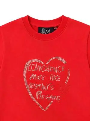 Andersson Bell Rhinestone-embellished Heart-motif T-shirt
