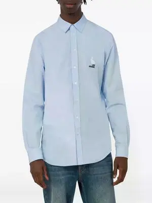 Moschino Embroidered Cotton Poplin Shirt