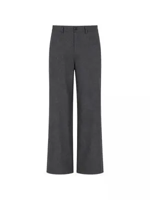 SOCIETE ANONYME Wide-leg Wool Trousers - Grey