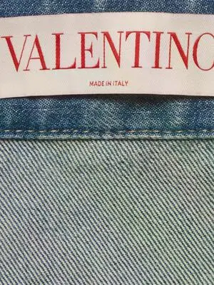Valentino Garavani Embroidered Button-front Mini Skirt
