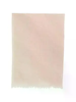 D'ANIELLO Lissen Sequin-embellished Frayed Scarf - Neutrals