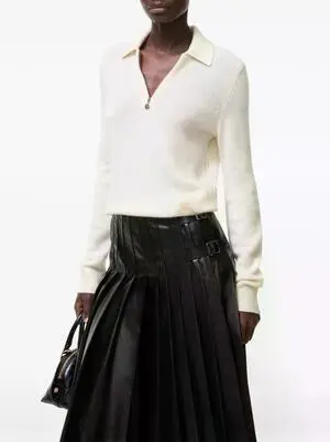 Burberry Long-sleeve Cashmere Polo Shirt