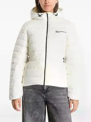 Karl Lagerfeld Logo-print Quilted Jacket