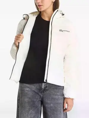 Karl Lagerfeld Logo-print Quilted Jacket