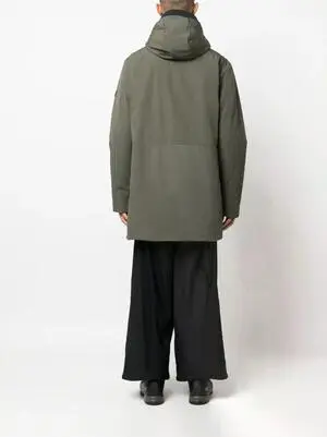 Peuterey Logo Patch Hooded Coat