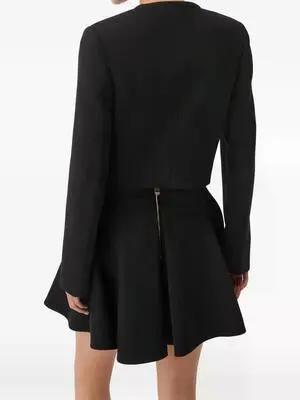 Versace Natté Wool Mini Skirt
