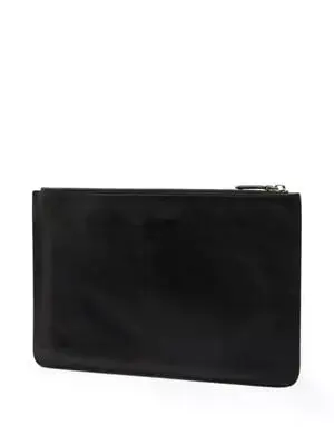 Fendi 2010-2026 Leather Monster Zip Clutch Bag