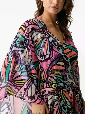 Kurt Geiger Butterfly-print Kaftan