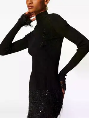 TWINSET Turtleneck Jumper With Embroidery