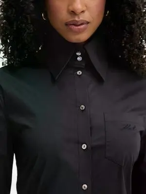 Karl Lagerfeld Logo-embroidered Chest-pocket Shirt