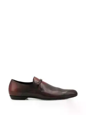 Dries Van Noten Leather Monk-strap Shoes - Brown
