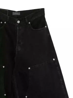 HAIKURE Embellished Wide-leg Jeans