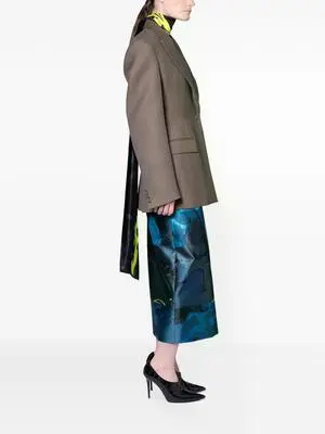 ROKSANDA Irma Abstract-print Midi Skirt