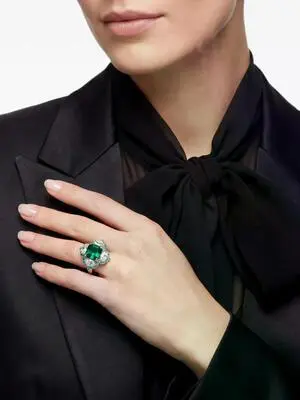 ANABELA CHAN Lotus Emerald Ring