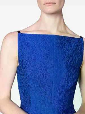 ROKSANDA Mila Textured-finish Midi Dress